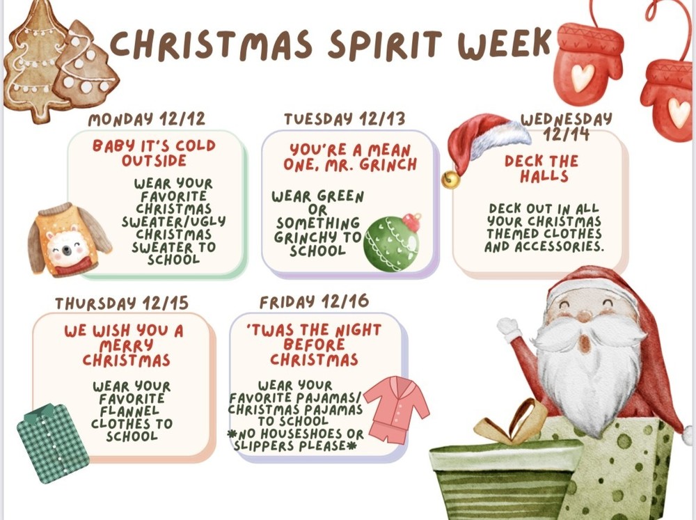Christmas Spirit Week | Sublimity Elementary School
