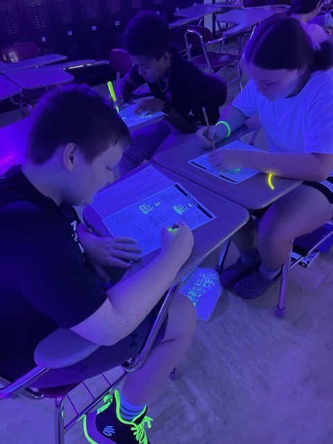 Glow Multiplication | South Laurel Middle School